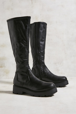 Vagabond Black Cosmo Knee High Boots | Urban Outfitters UK