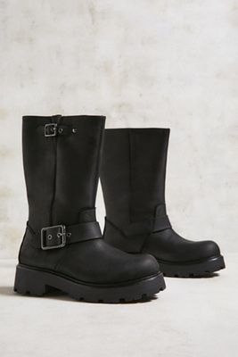 Vagabond Black Cosmo Buckle Boots | Urban Outfitters DE