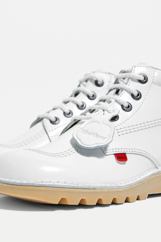 Kickers Kick Hi White Boots | Urban Outfitters UK