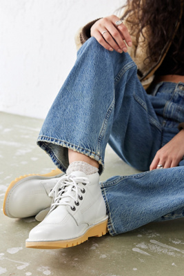 Kickers White Kick Hi Boots | Urban Outfitters UK