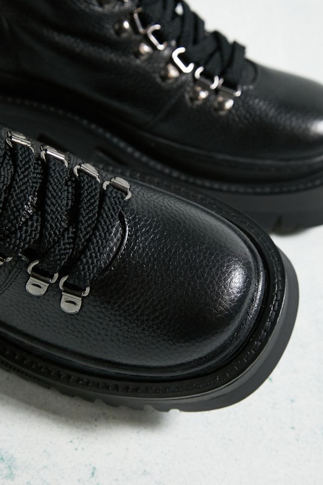 ASRA Black Reona Lace-Up Boots | Urban Outfitters UK