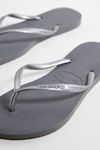 Havaianas Grey Slim Flip Flops | Urban Outfitters UK