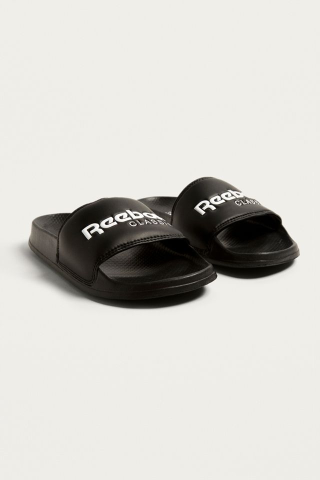 Reebok Black Pool Sliders | Urban Outfitters UK