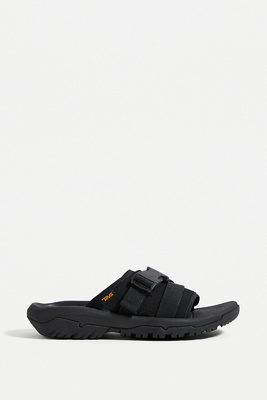 Teva Black Hurricane Verge Sliders | Urban Outfitters UK