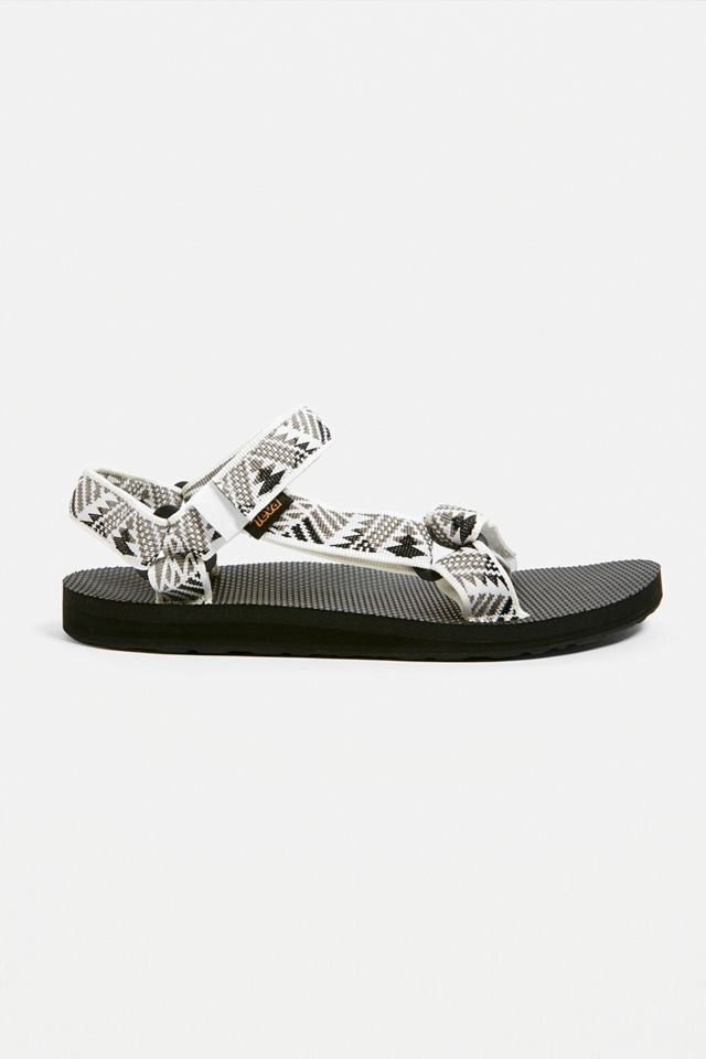 Teva Universal White Pattern Sandals | Urban Outfitters UK