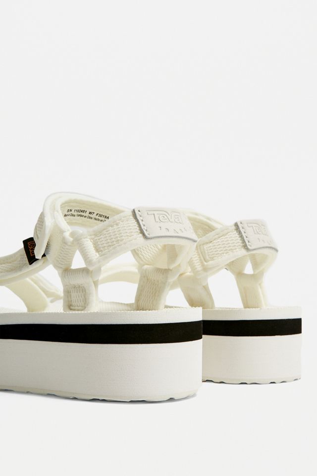 Teva Universal White Mesh Flatform Sandals | Urban Outfitters UK