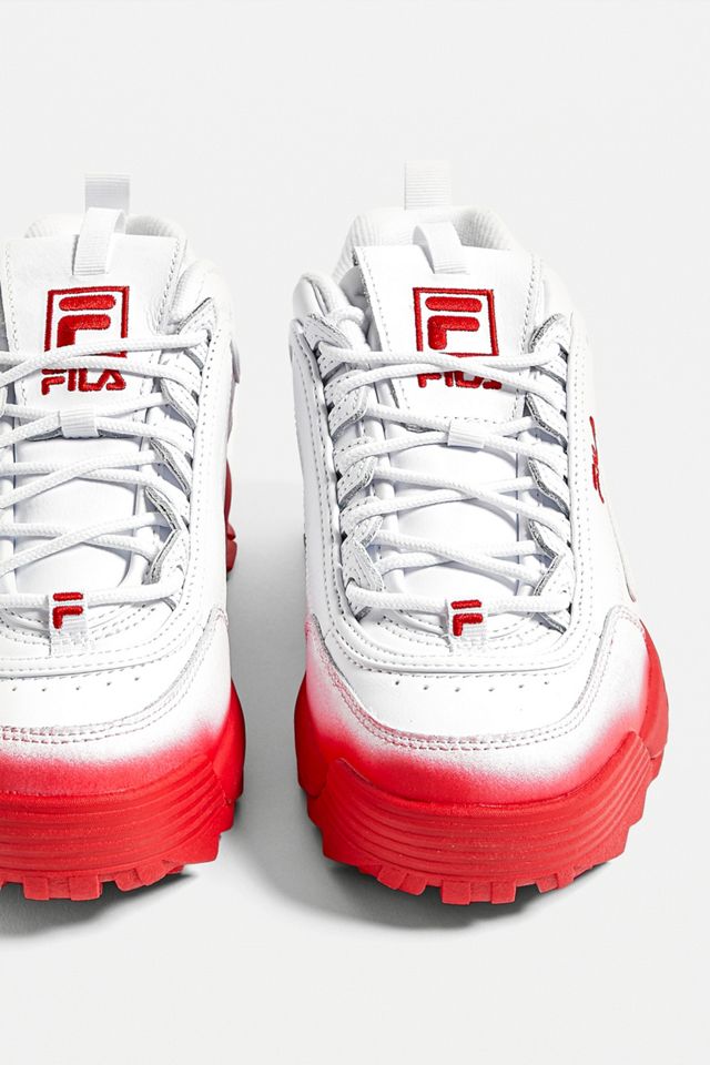 FILA Disruptor 2 'Brights' Red Trainers | Urban Outfitters UK