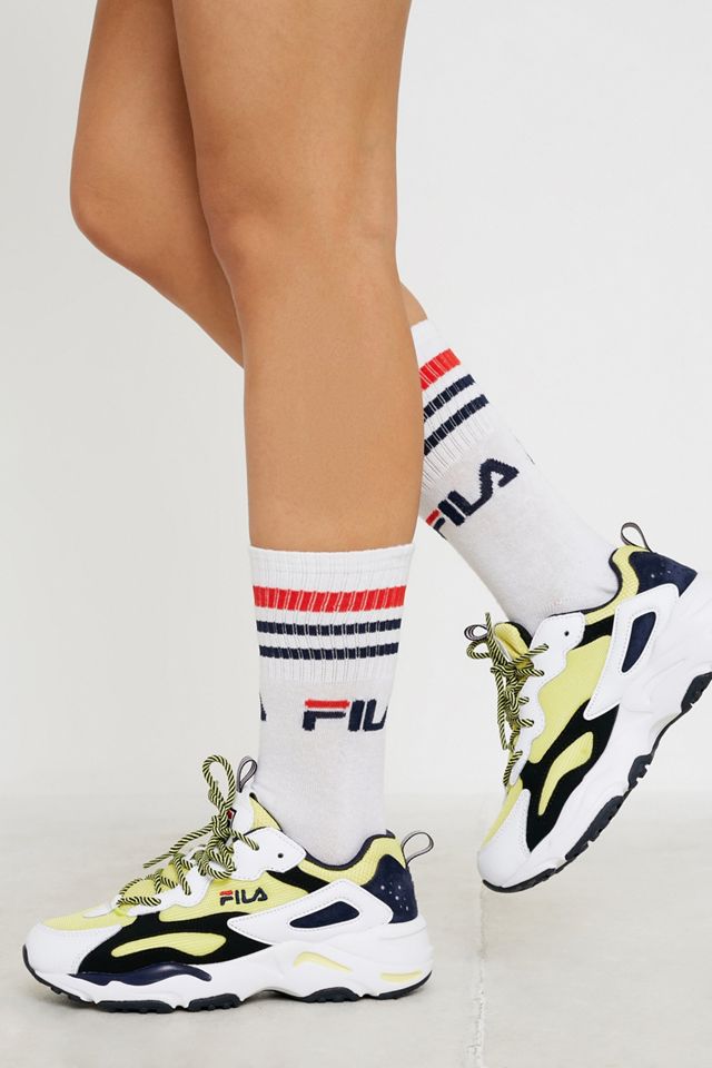 FILA Ray Tracer Neon Trainers | Urban Outfitters UK