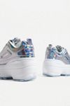 FILA Disruptor Iridescent Wedge Platform Trainers | Urban Outfitters UK