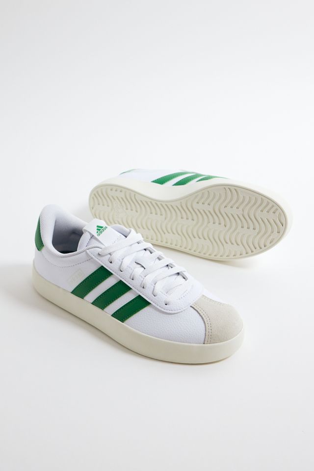 adidas White & Green VL Court 3.0 Trainers | Urban Outfitters FR