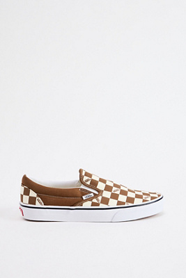Vans Check Classic Slip-On Trainers | Urban Outfitters UK