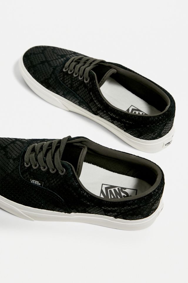 Vans Black Animal Era Embossed Platform Trainers | Urban Outfitters UK
