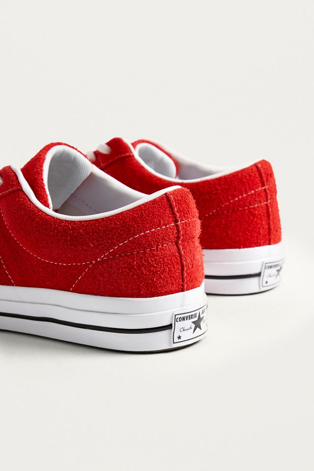 Converse One Star Red Suede Trainers | Urban Outfitters UK