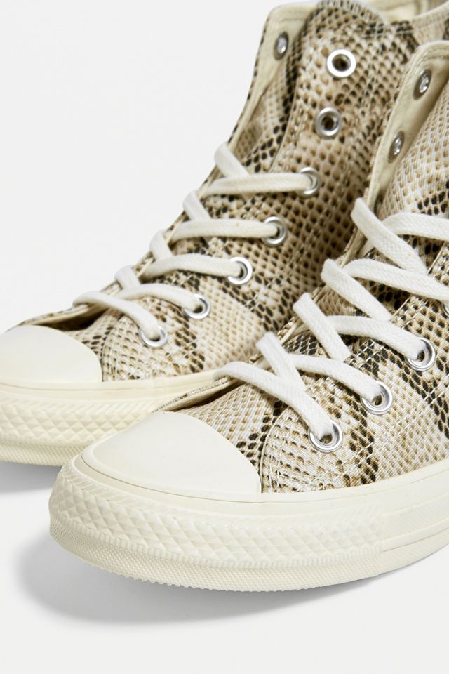 Converse Chuck Taylor All Star Snake Print High Top Trainers | Urban ...