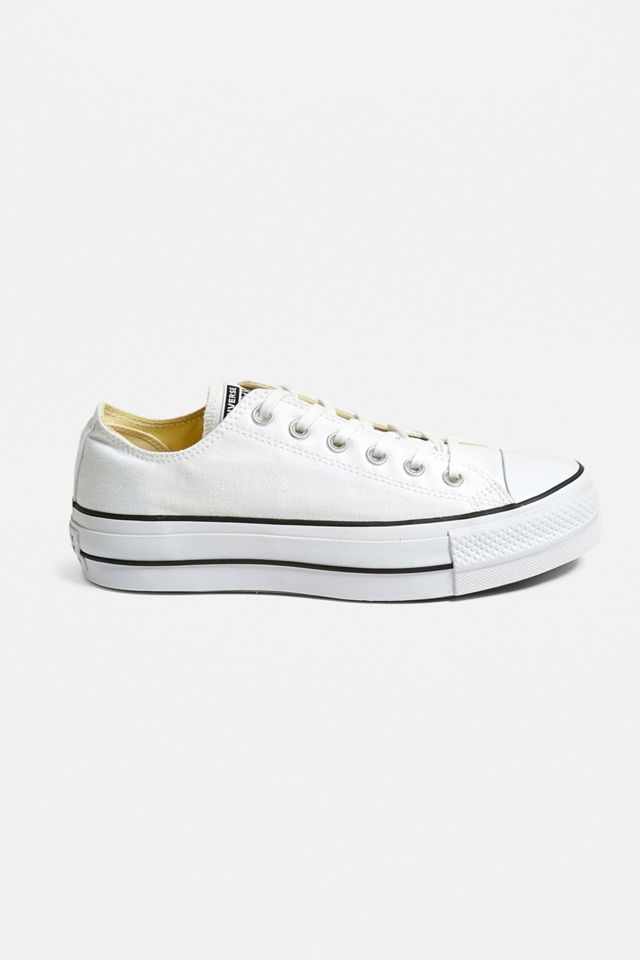 Converse Chuck Taylor All Star Lift White Low Top Trainers | Urban ...