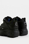Buffalo Black Leather Chunky Platform Trainers | Urban Outfitters UK