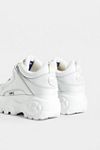 Buffalo White Leather Chunky Platform Trainers | Urban Outfitters UK
