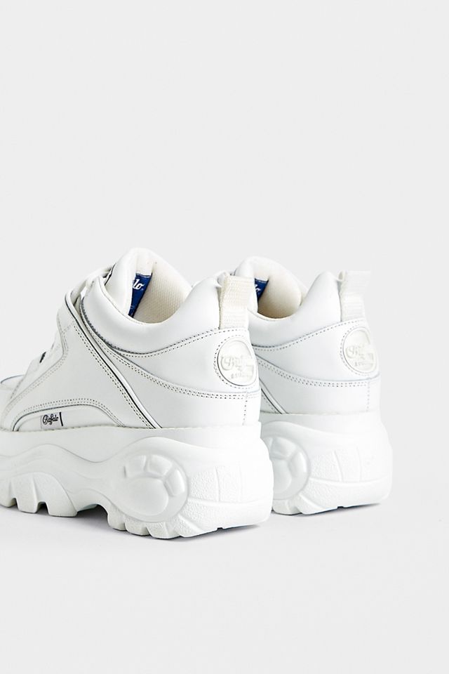 Buffalo White Leather Chunky Platform Trainers | Urban Outfitters UK