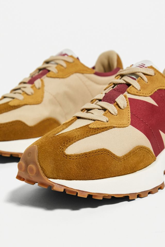 New Balance 327 Trainers In Tan And Pink | atelier-yuwa.ciao.jp