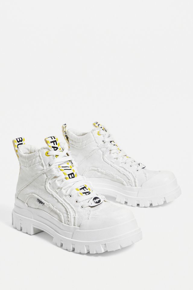 Buffalo Aspha White Mid Trainers | Urban Outfitters UK