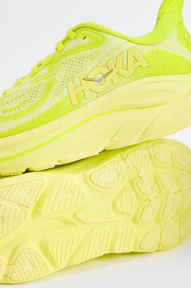 HOKA Yellow Clifton 10 Trainers | Urban Outfitters UK