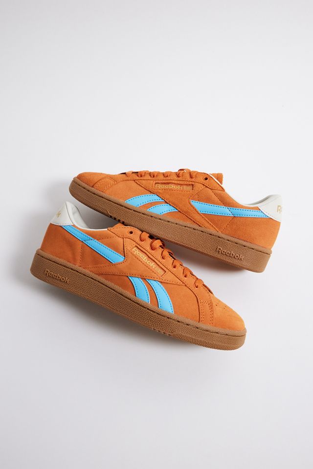Reebok Orange Club C Grounds Trainers | Urban Outfitters UK