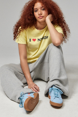 Reebok Light Blue Club C Grounds Trainers | Urban Outfitters UK