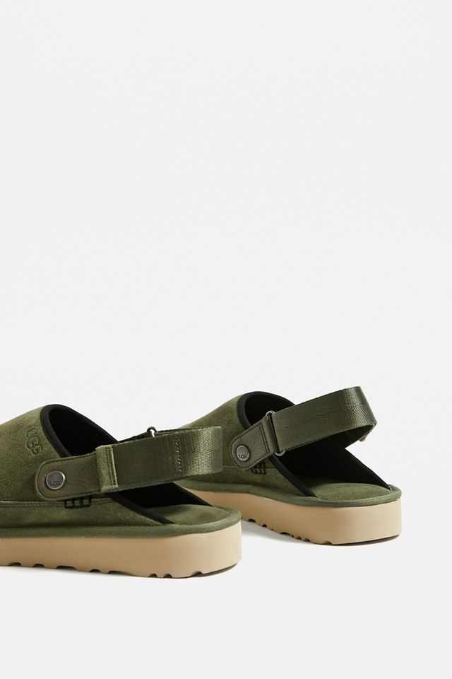 UGG Moss Green Goldencoast Clogs | Urban Outfitters UK
