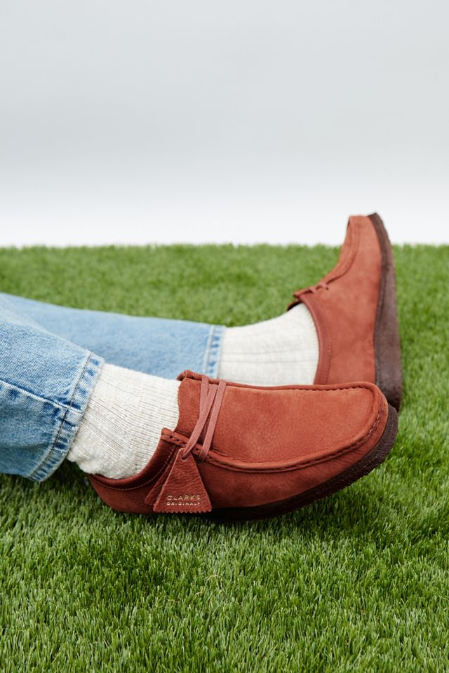Clarks Originals Red Wallabee Shoes | Urban Outfitters UK