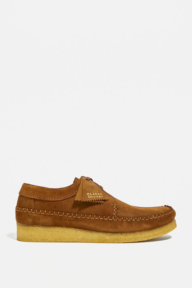 Clarks Originals Cola Suede Weaver Shoes | Urban Outfitters UK