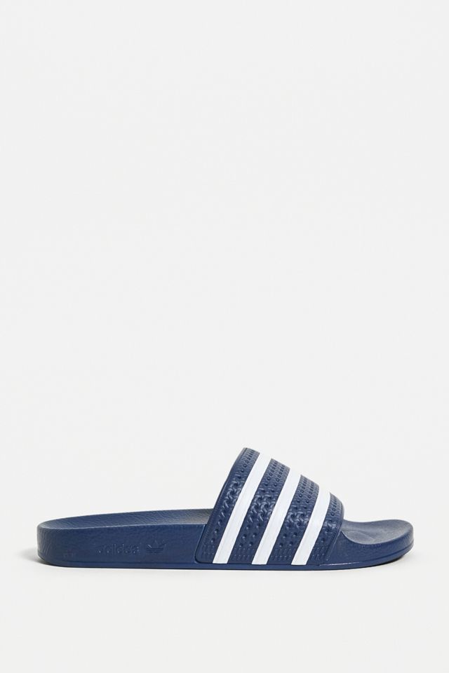 adidas Adilette Navy Pool Sliders | Urban Outfitters UK