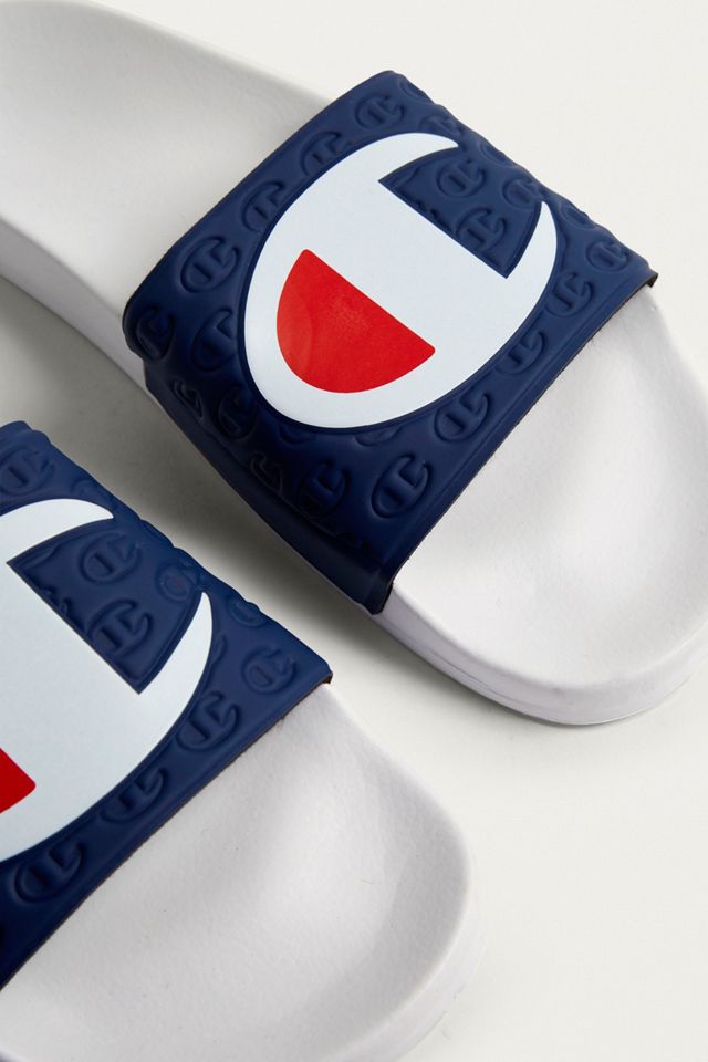Champion White Pool Sliders | Urban Outfitters DE