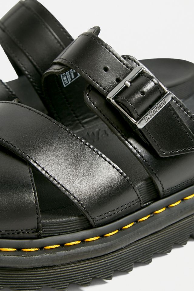 Dr. Martens Ryker Black Bando Sandals | Urban Outfitters UK