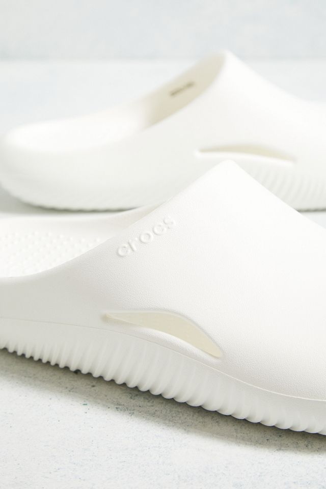 Crocs White Mellow Recovery Sliders | Urban Outfitters UK