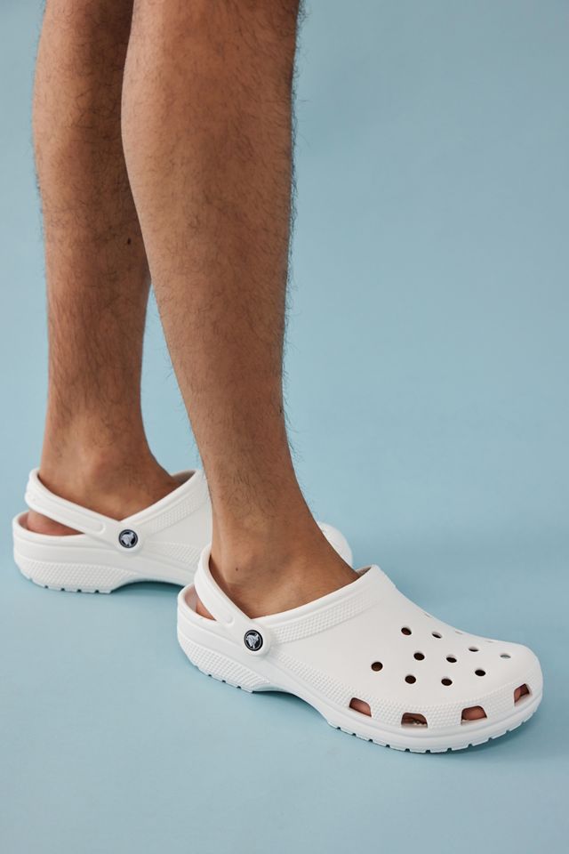 Crocs White Classic Clogs | Urban Outfitters UK