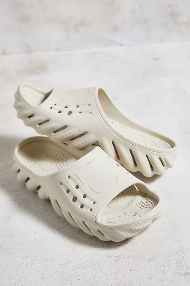 Crocs Stucco Echo Sliders | Urban Outfitters UK