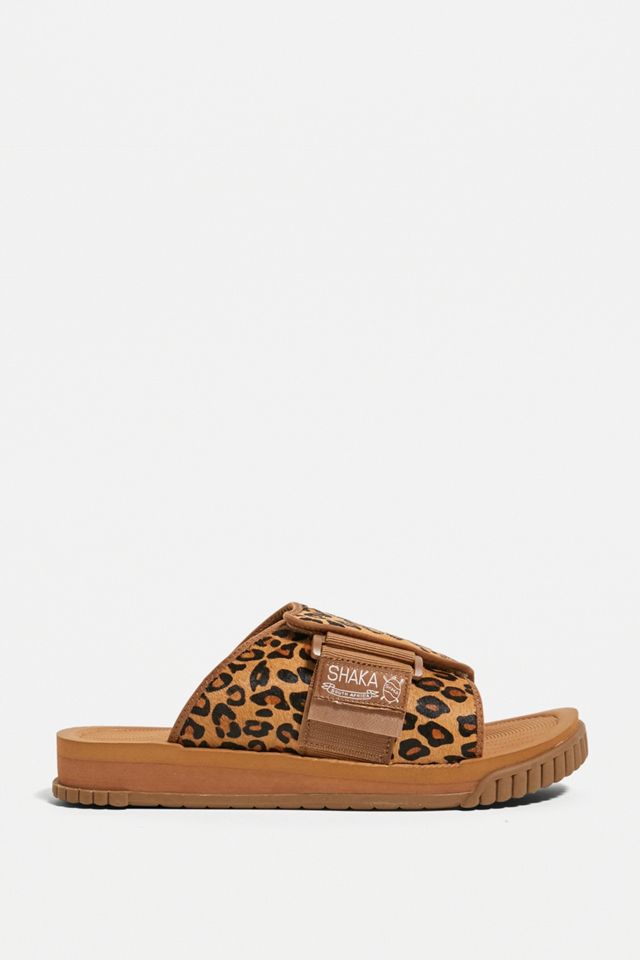 SHAKA Leopard Print X-Packer Sandals | Urban Outfitters UK