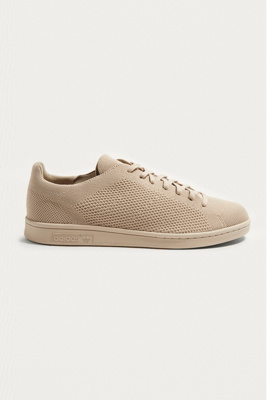 adidas Stan Smith Tan Primeknit Trainers | Urban Outfitters UK