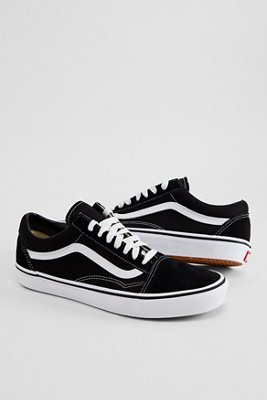 Vans Black & White Old Skool Trainers | Urban Outfitters UK