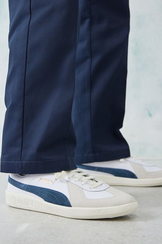 PUMA White Army Trainer Suede Trainers | Urban Outfitters UK