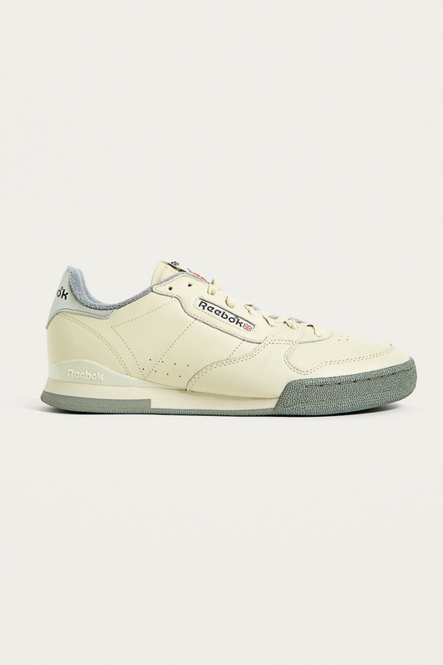 Reebok Phase 1 Pro Ecru and Grey Trainers | Urban Outfitters UK