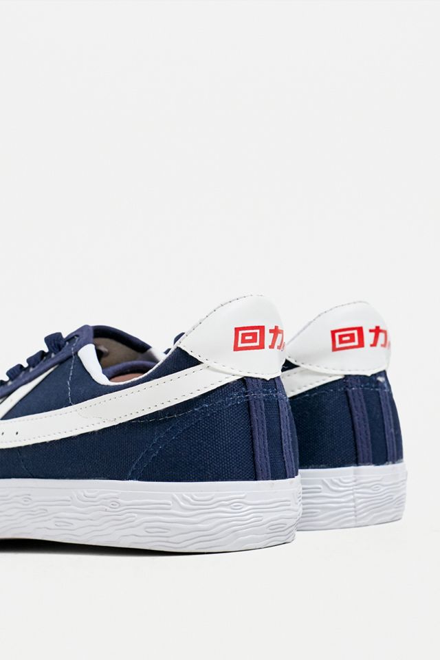 Warrior Shanghai Navy & White WB1 Trainers | Urban Outfitters UK