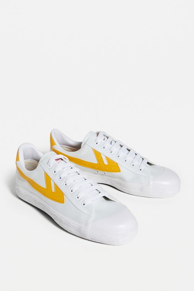 Warrior Shanghai White & Yellow WB-1 Athletic Trainers | Urban ...