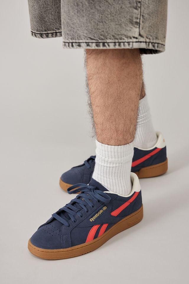 Reebok Blue & Red Club C Grounds Trainers | Urban Outfitters UK