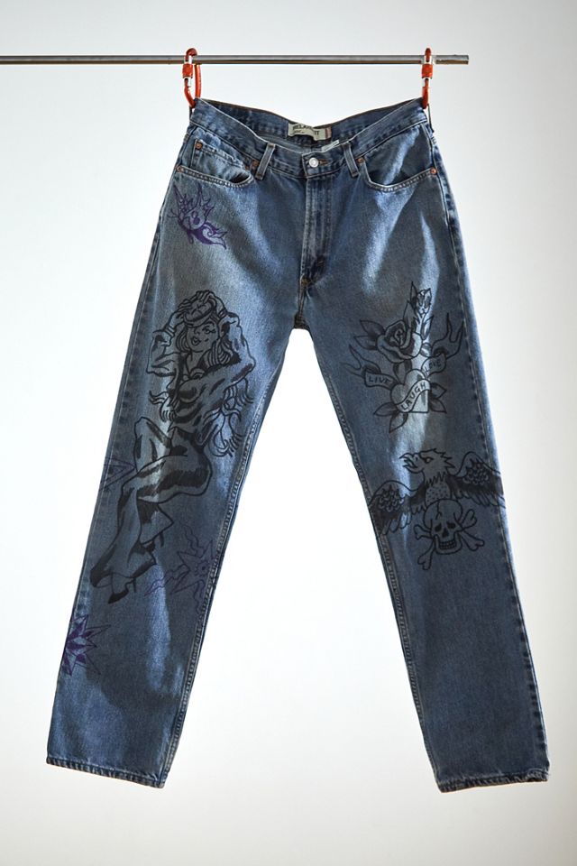 Urban Renewal One-Of-A-Kind Levi’s Doodle Jeans | Urban Outfitters UK