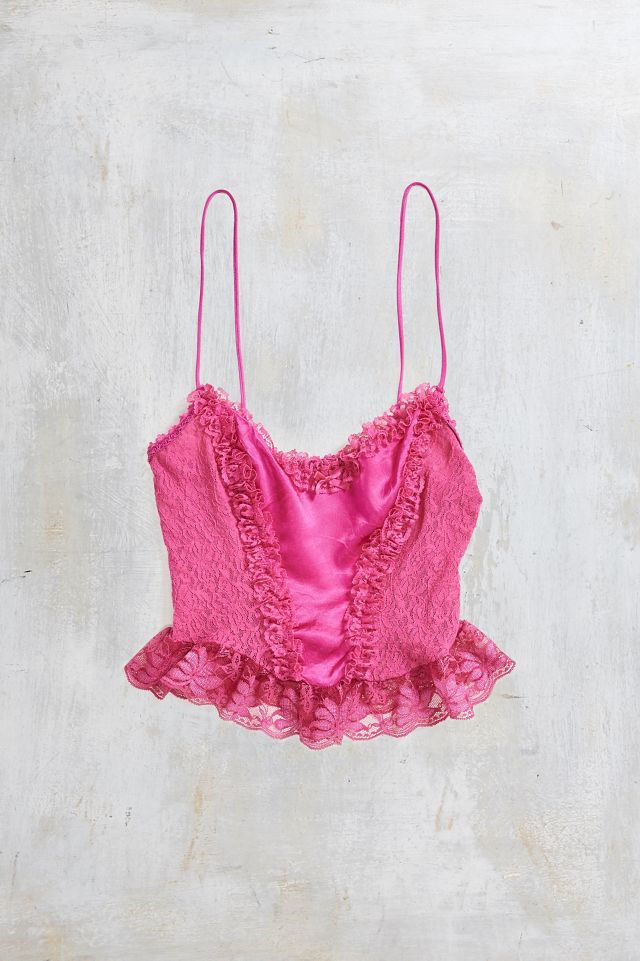 Urban Renewal One-Of-A-Kind Ruffle Cami | Urban Outfitters UK