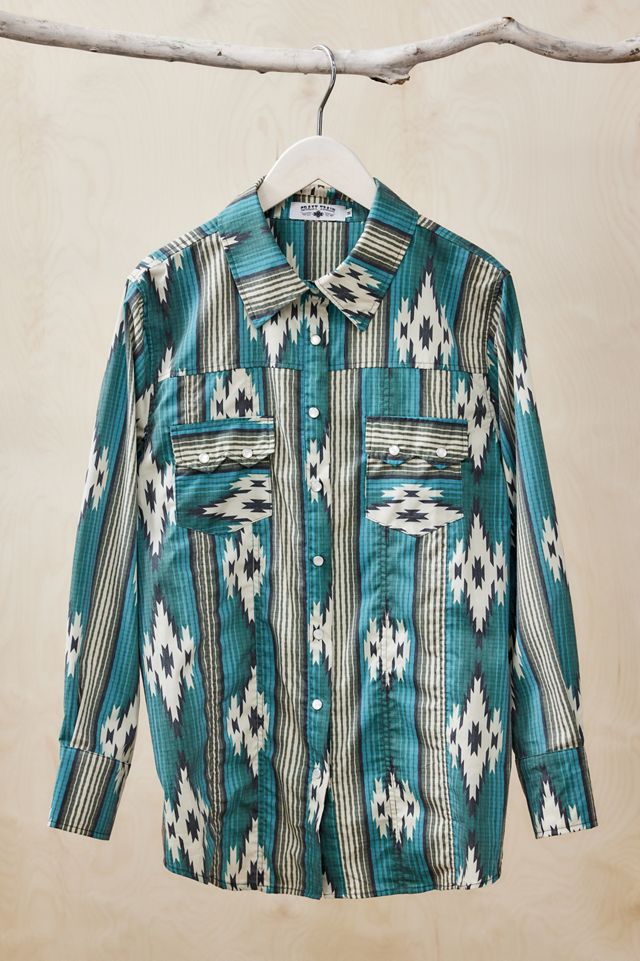 Urban Renewal One-Of-A-Kind Aztec Shirt | Urban Outfitters UK