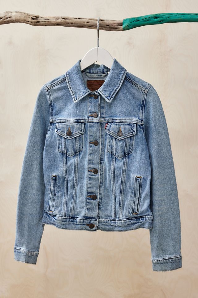 Urban Renewal One-Of-A-Kind Light Denim Jacket | Urban Outfitters UK