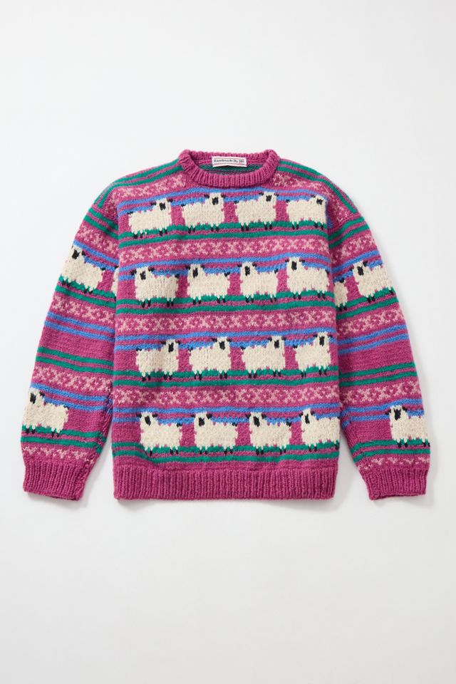 Urban Renewal One-Of-A-Kind Handmade Sheep Jumper | Urban Outfitters UK