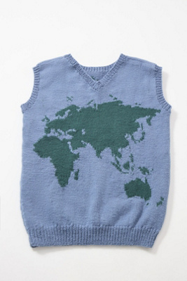 Urban Renewal One-Of-A-Kind World Map Vest | Urban Outfitters UK